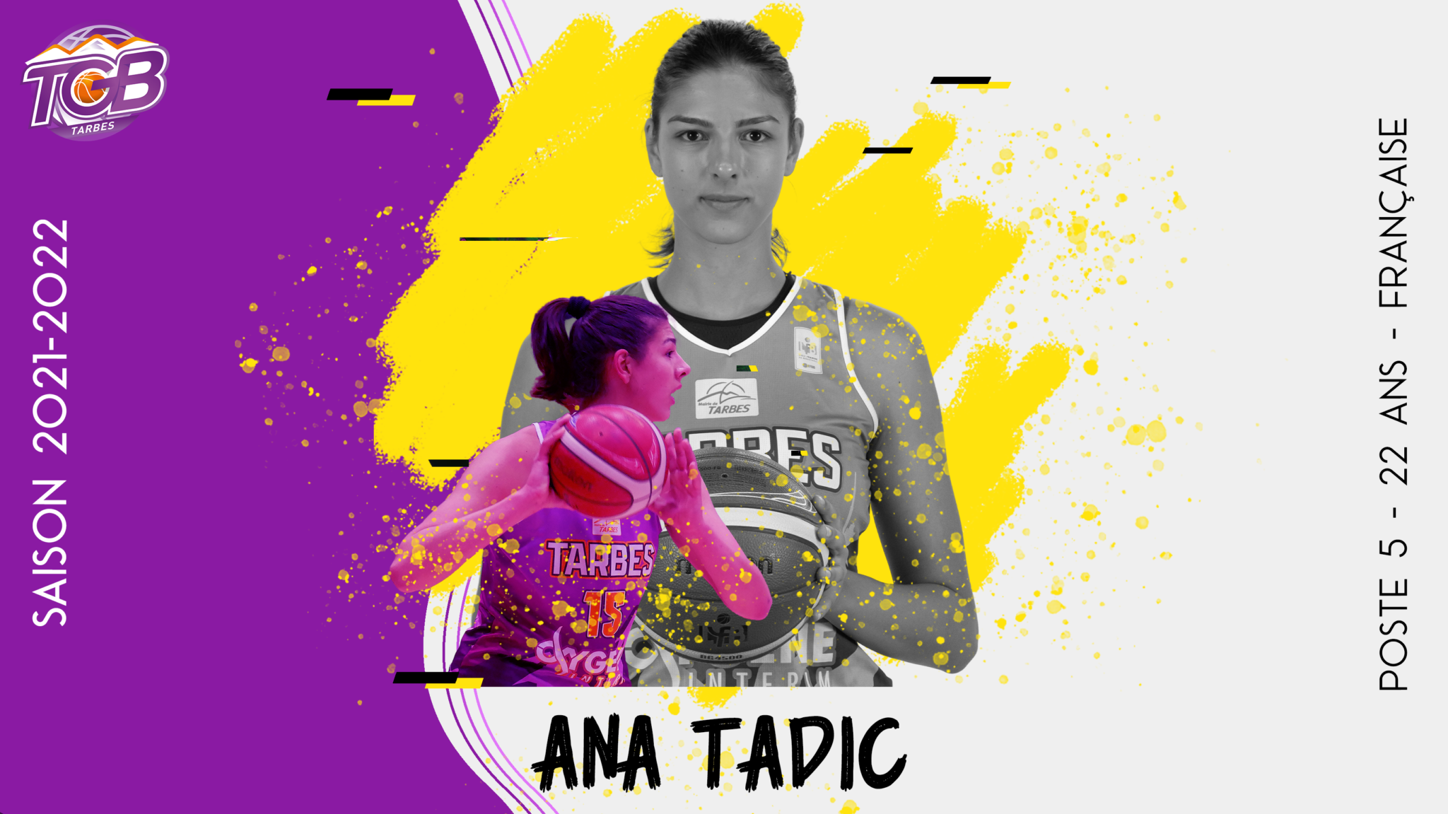 Prolongation d'Ana Tadic - Tarbes Gespe Bigorre